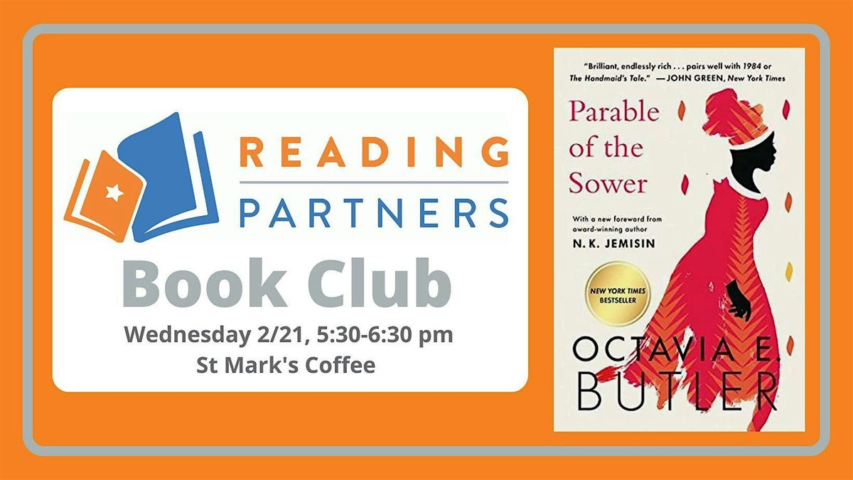 Reading Partners Book Club- February, St Mark's Coffee House, Denver ...