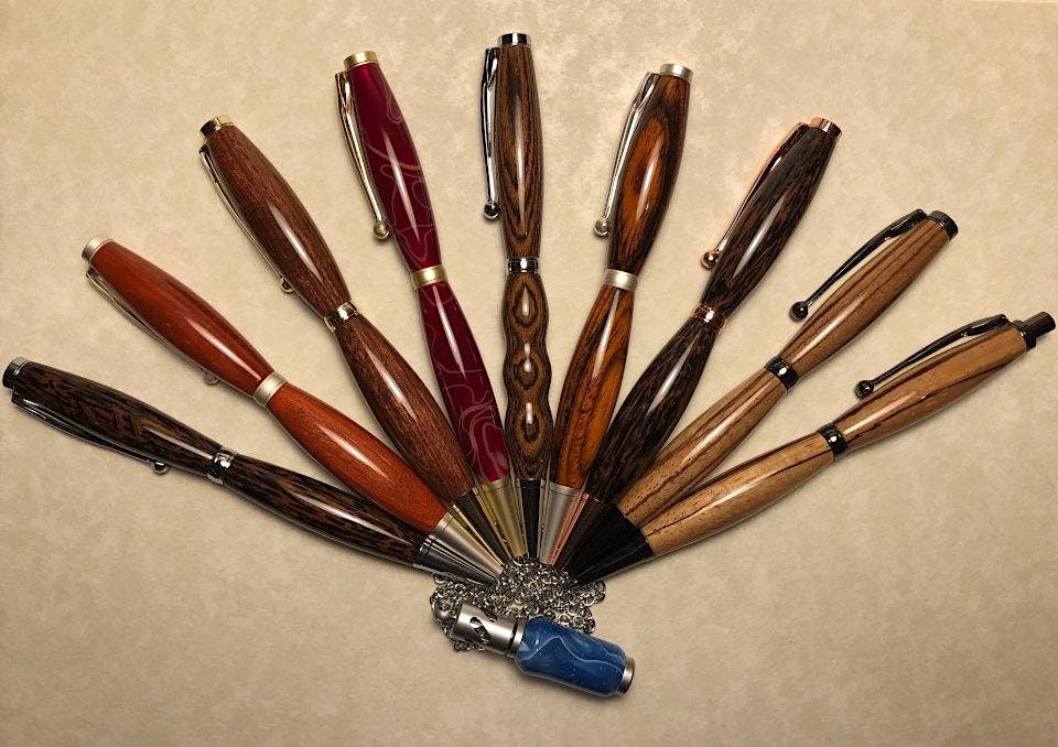 Woodworking - DIY Ballpoint Pen, The Maker's Space, Raleigh, 22 January ...