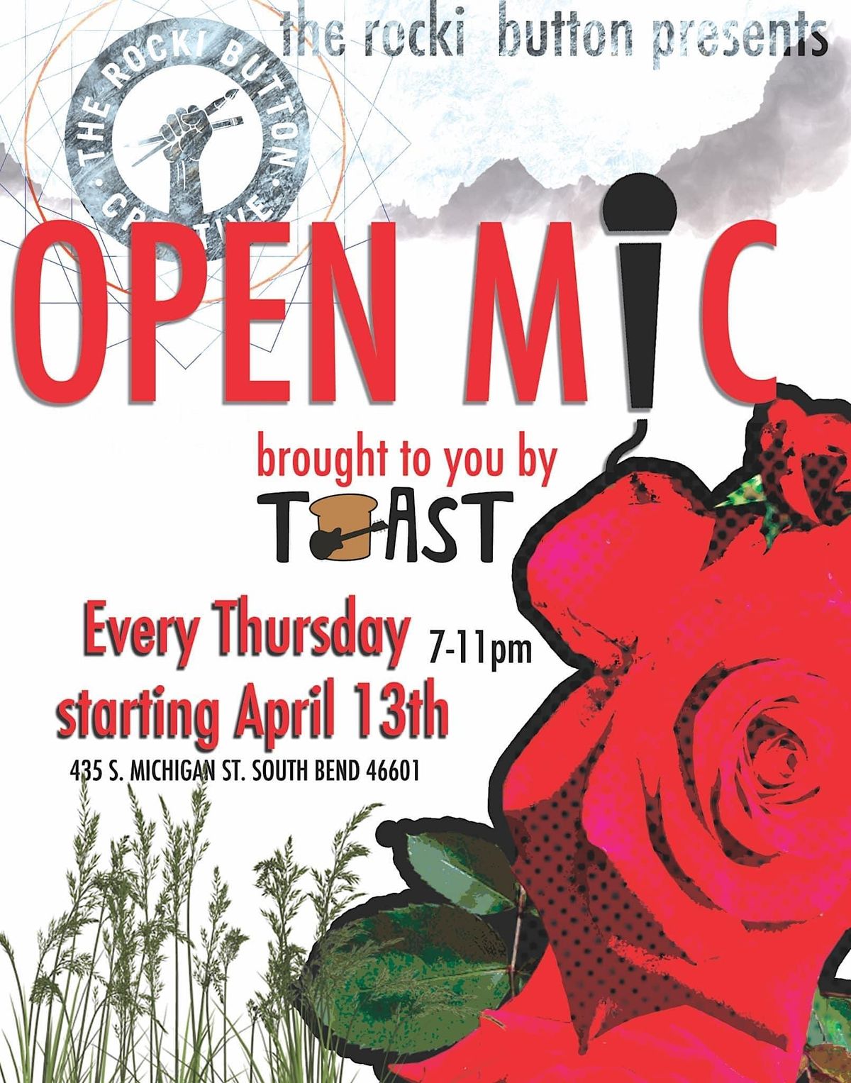 Open Mic Night with Toast, 435 S Michigan St, South Bend, 30 November ...
