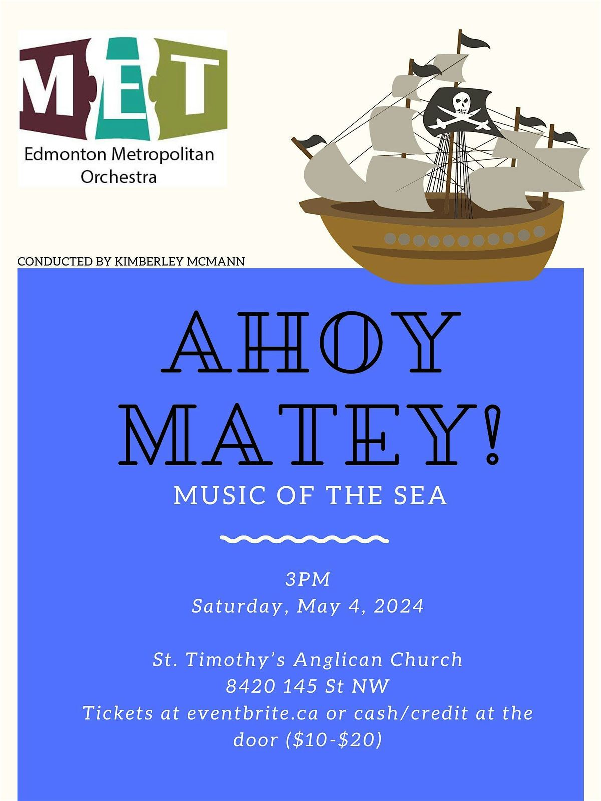 Ahoy Matey!, St. Timothy's Anglican Church, Edmonton, 4 May 2024 ...