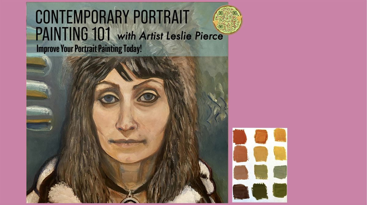 Contemporary Portrait Painting with Artist Leslie Pierce, Artist Leslie ...