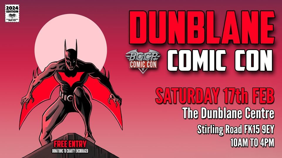 Dunblane Comic Con, The Dunblane Centre, February 17 2024 | AllEvents.in
