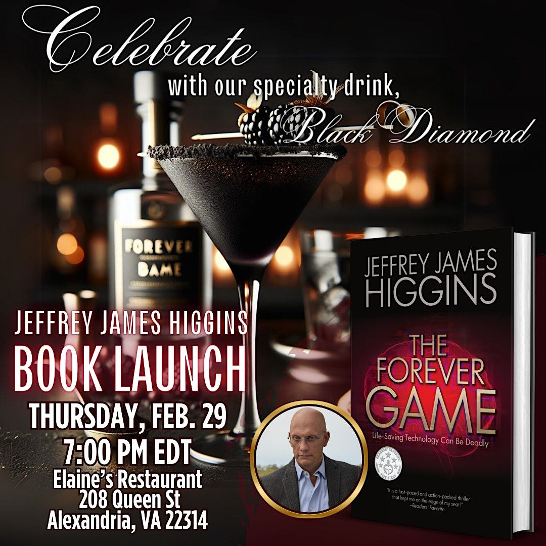 THE FOREVER GAME - Thriller Book Launch, Elaine's, 208 Queen Street ...