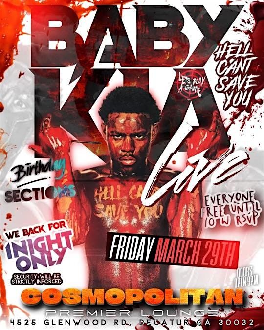 H.C.S.Y (HELL CANT SAVE YOU) @babykia PERFORMING LIVE, Cosmopolitan ...