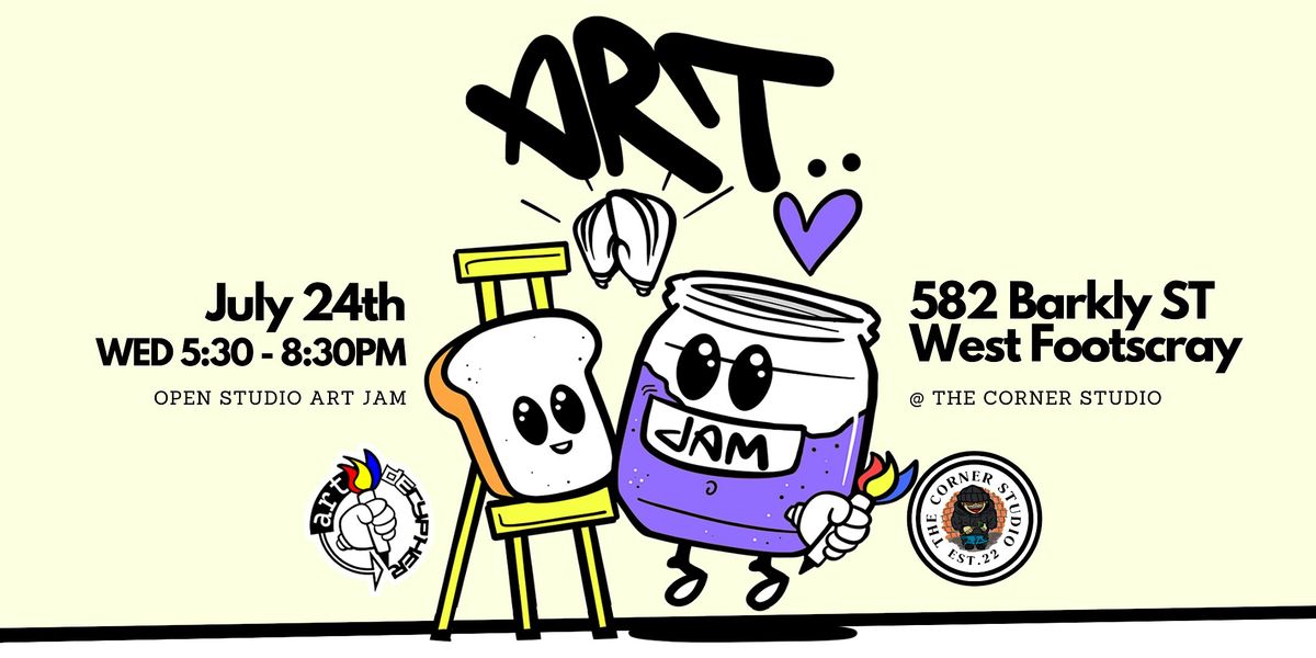 Art Jam Session - 24/07, The Corner Studio, West Footscray, 24 July ...