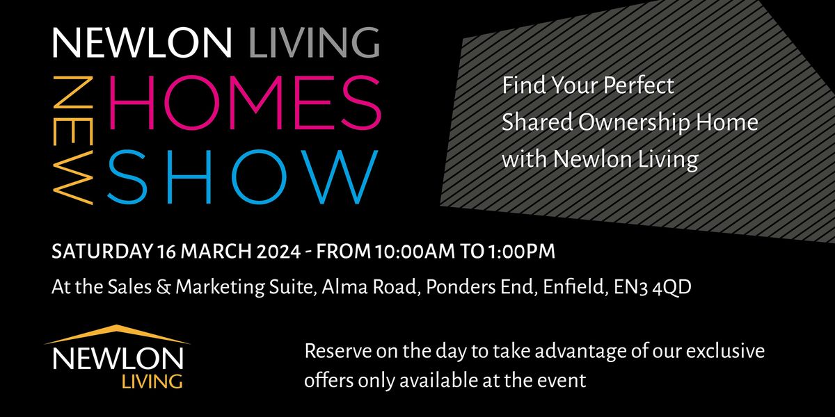 Newlon Living New Homes Show 2024, Alma Road, Enfield, March 2 2024 ...