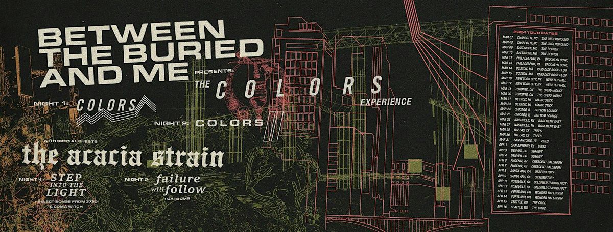 Between The Buried and Me, Vibes Event Center, San Antonio, 1 April ...