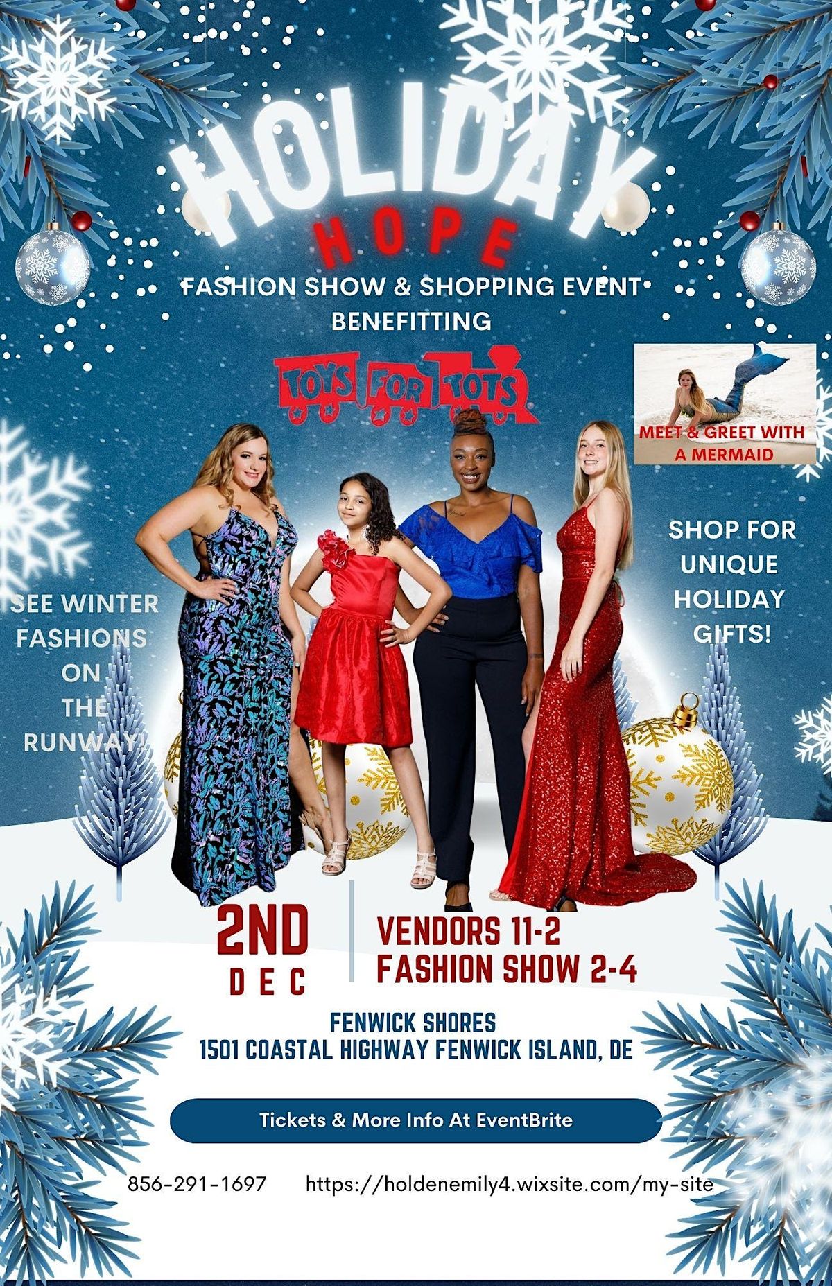 Holiday Hope Fashion Show and Shopping Event Benefitting Toys For Tots ...