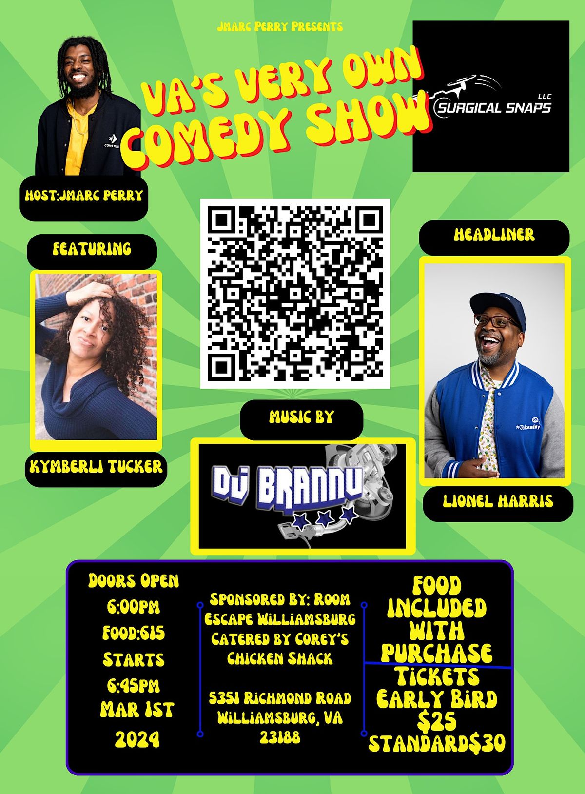 Virginias Very Own Comedy Show Williamsburg, 5351 Richmond Rd ...