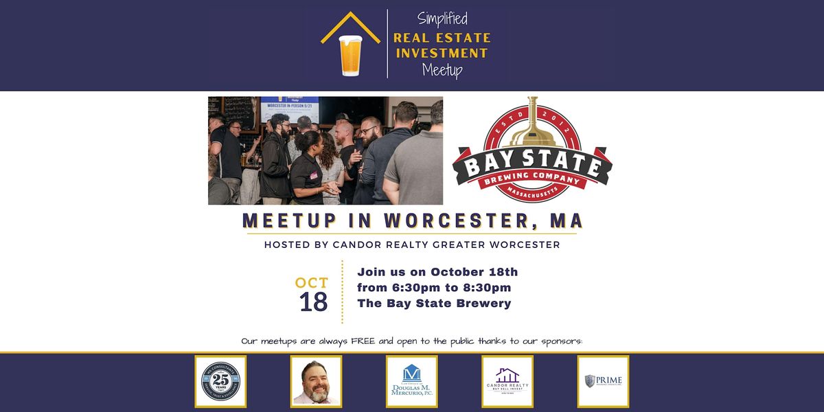 Worcester Simplified REI Meetup, Bay State Brewery & Tap Room ...