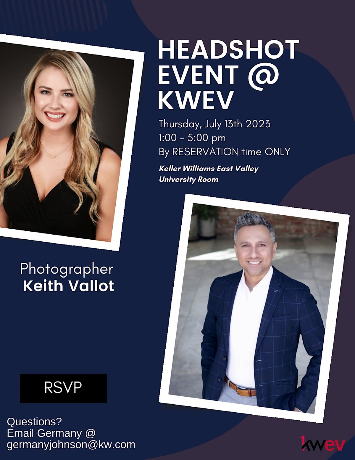 Headshot Event w/ Keith Vallot, Keller Williams East Valley University ...