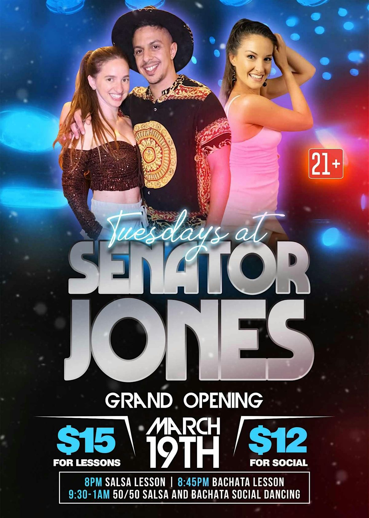 Salsa and Bachata Tuesdays at Senator Jones!, Senator Jones, Santa ...