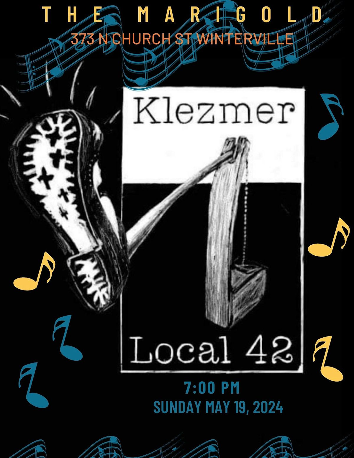 Klezmer Local 42, Marigold Auditorium for Arts and Culture, Winterville ...