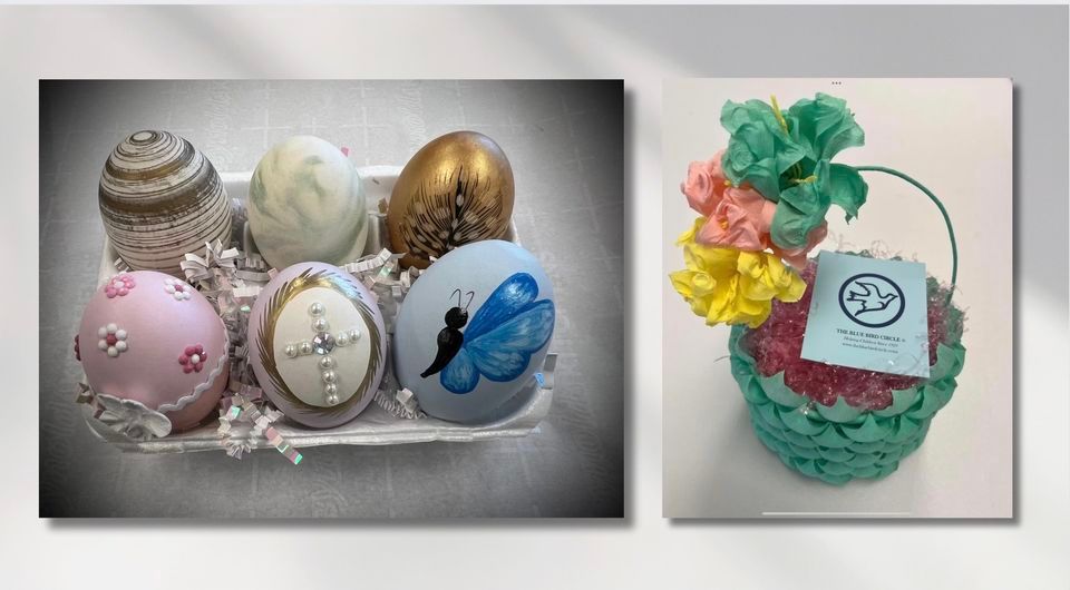 Easter Eggs And Easter Basket Sale, The Blue Bird Circle, Houston, 2 ...