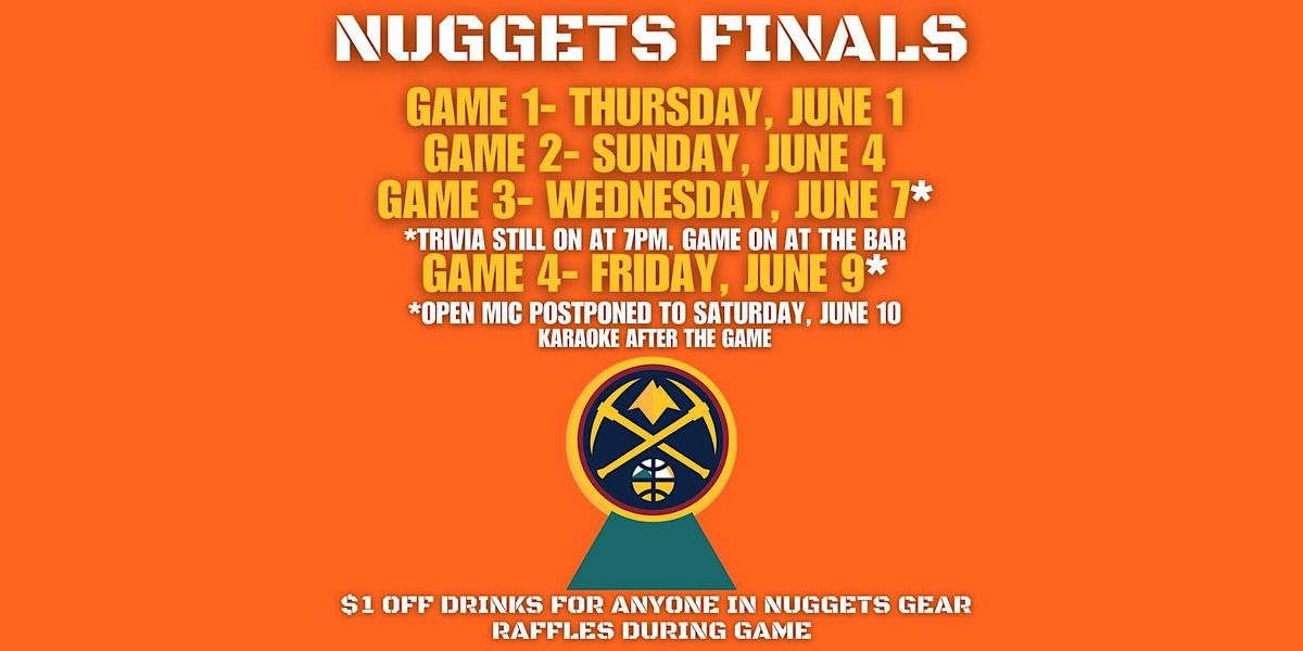 Denver Nuggets NBA Finals Watch Party at Western Sky Bar & Taproom ...