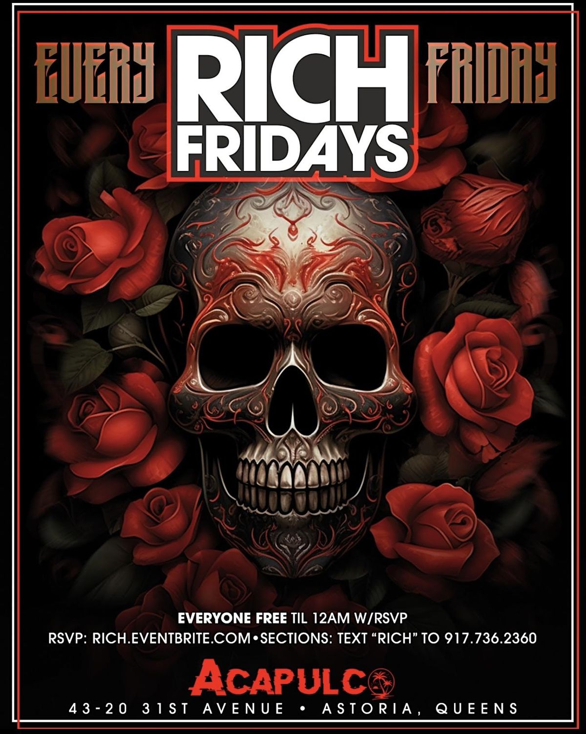 RICH FRIDAYS "The Hottest Friday Night Party", Acapulco Sports Bar ...