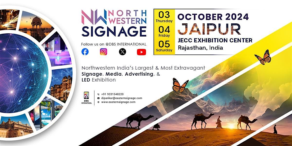 NORTHWESTERN SIGNAGE, JECC, Jaipur, 3 October 2024 | AllEvents