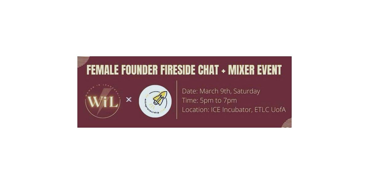 Female Founder Fireside Chat + Mixer Event, 9120 116 St NW, Edmonton, 9 ...