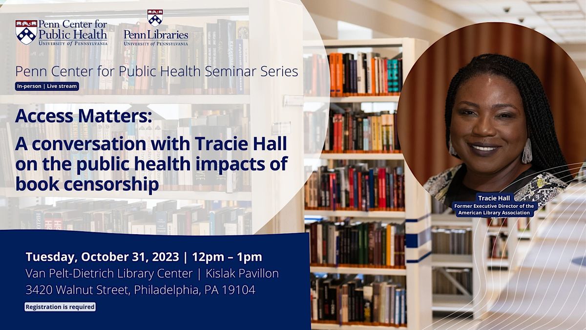 Access Matters: A conversation with Tracie Hall (Zoom registration only ...