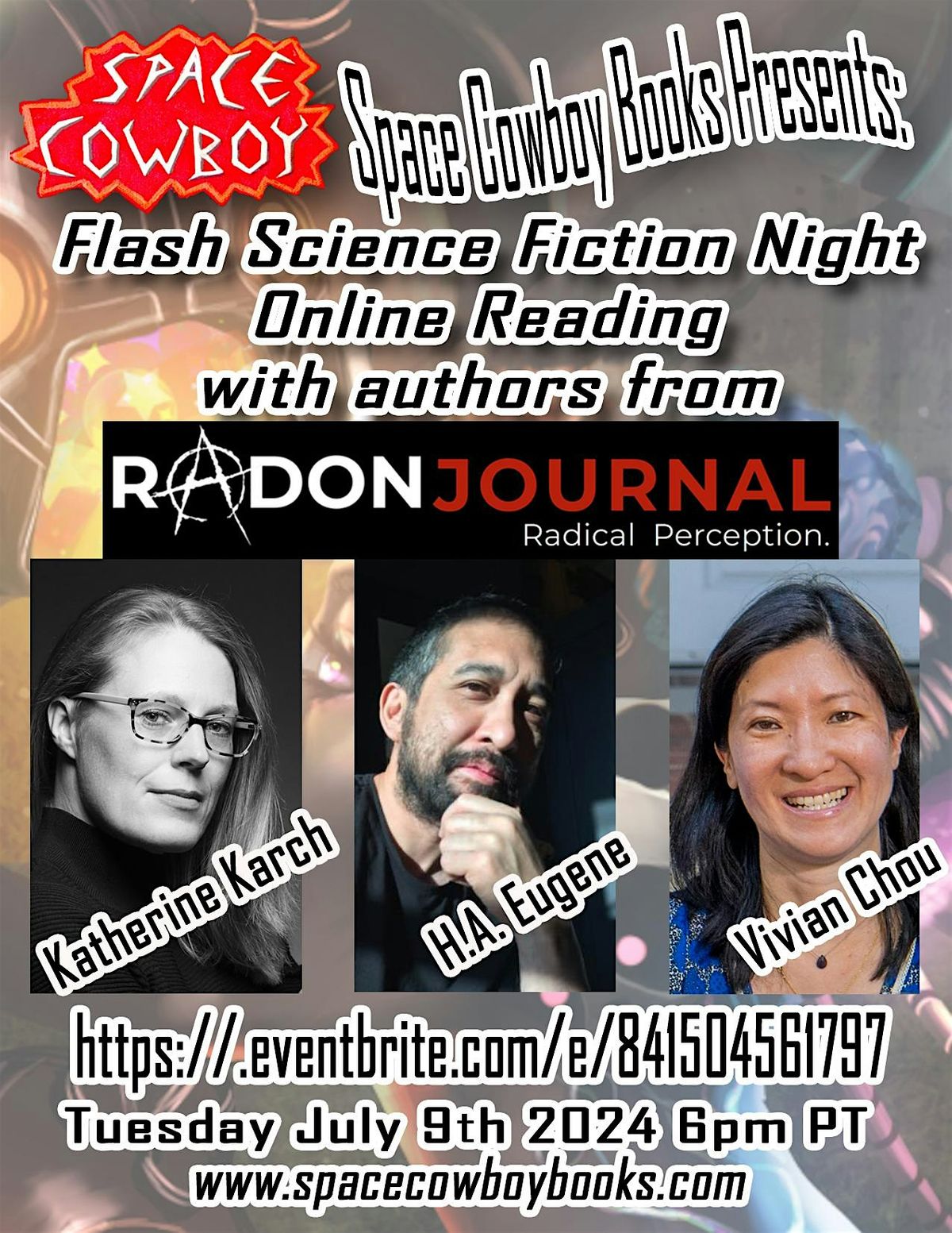 Flash Science Fiction Night: Katherine Karch, H.A. Eugene, Vivian Chou ...