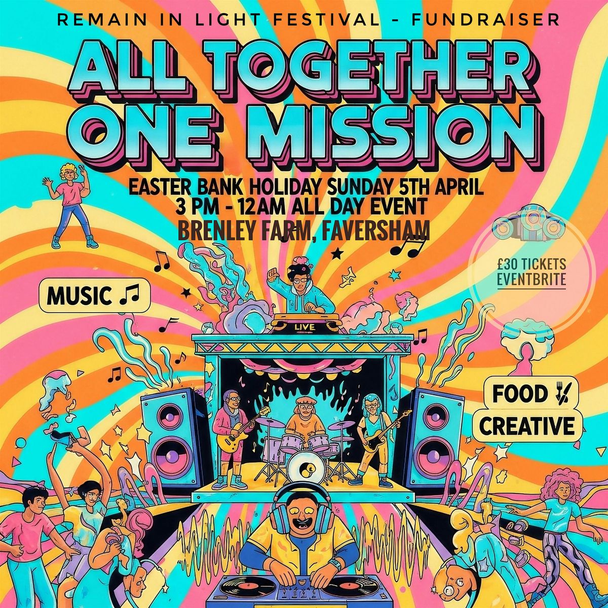 Easter Sunday ALL TOGETHER ONE MISSION Remain in Light Festival ...