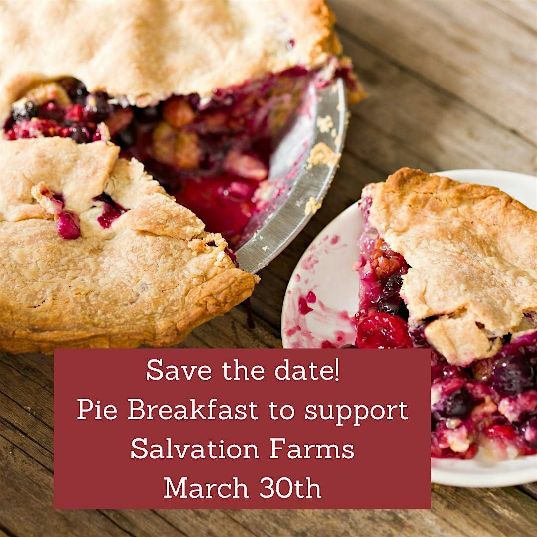 Pie Breakfast for Salvation Farms, Veterans of Foreign Wars, Morristown ...
