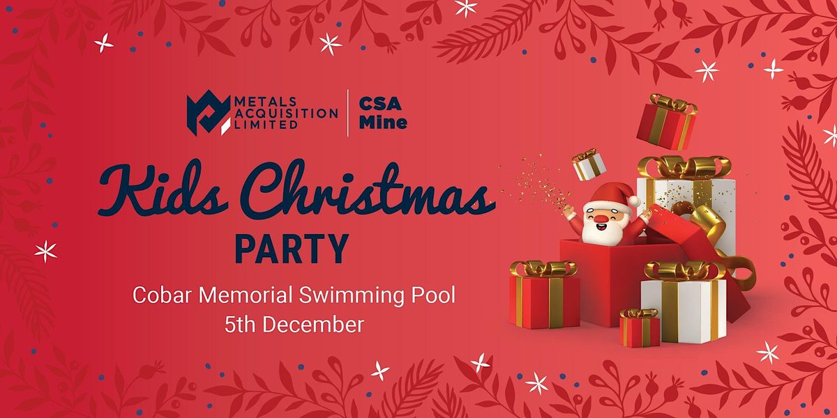 CSA Kids Christmas Party 2023, Cobar Memorial Pool, December 5 2023 ...