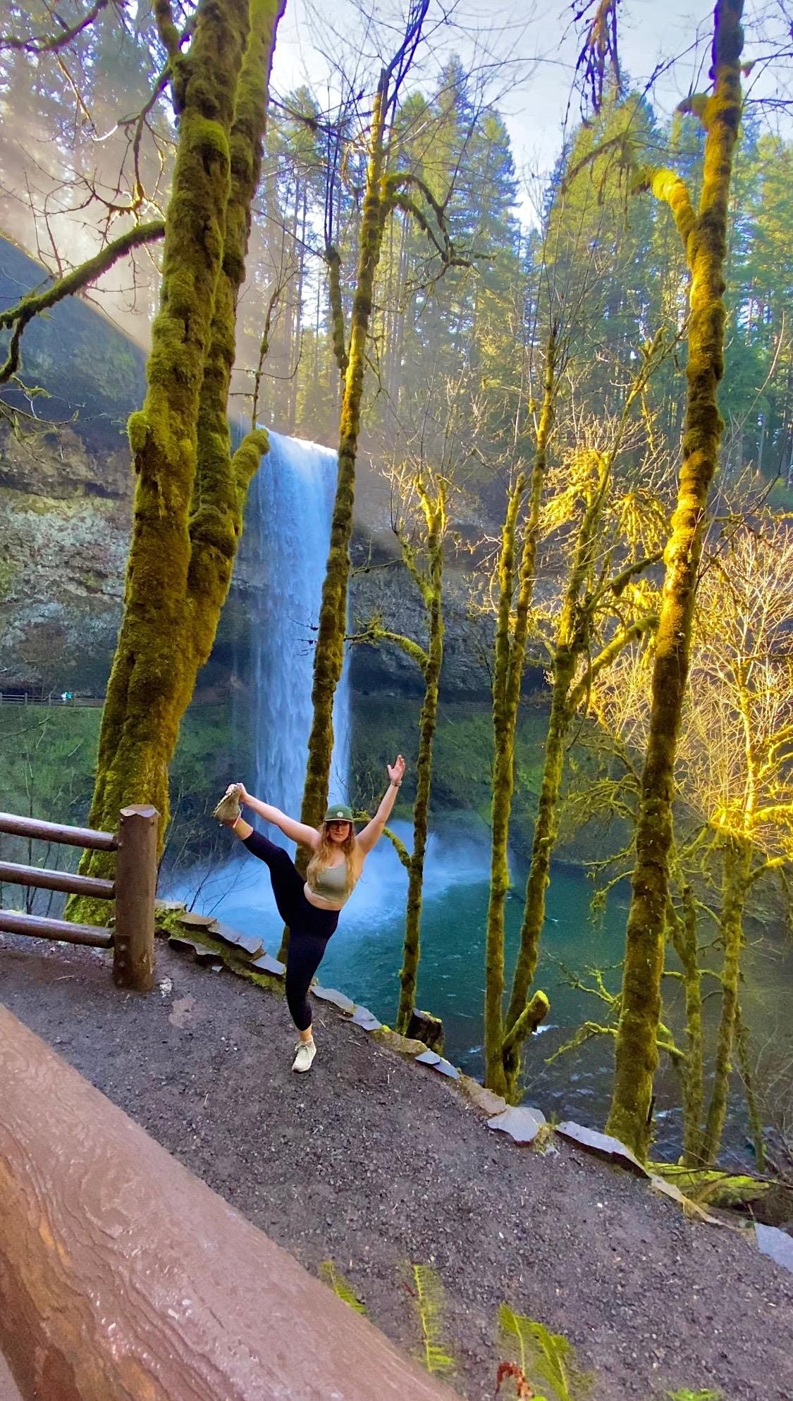 Pop Up Yoga at Silver Falls State Park, Silver Falls State Park ...