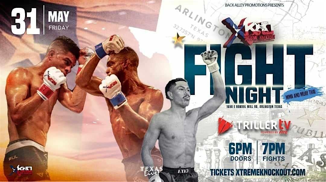 XTREME KNOCKOUT FIGHT NIGHT 66, Texas Live!, Arlington, 31 May 2024 ...