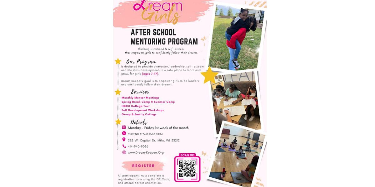 Dream Girls Mentoring Program, Running Rebel, Milwaukee, 7 November ...