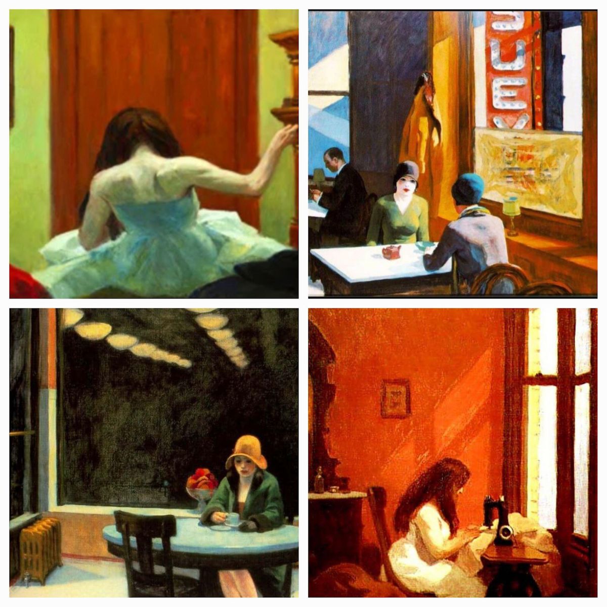 INSPIRATIONAL PAINTINGS OF EDWARD HOPPERS WORK, The Hidden Art Gallery ...