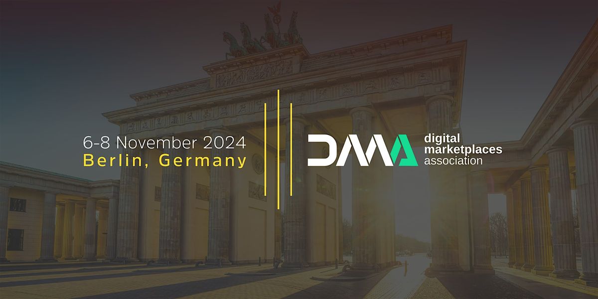 DMA Fall Conference 2024, Mercure Hotel MOA Berlin, 6 November to 8 ...