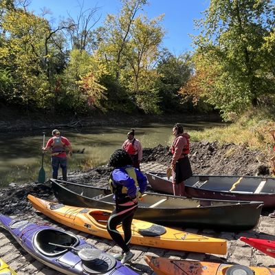 Beginners Canoeing at Kickapoo Woods, Kickapoo Meadows Flying Field ...