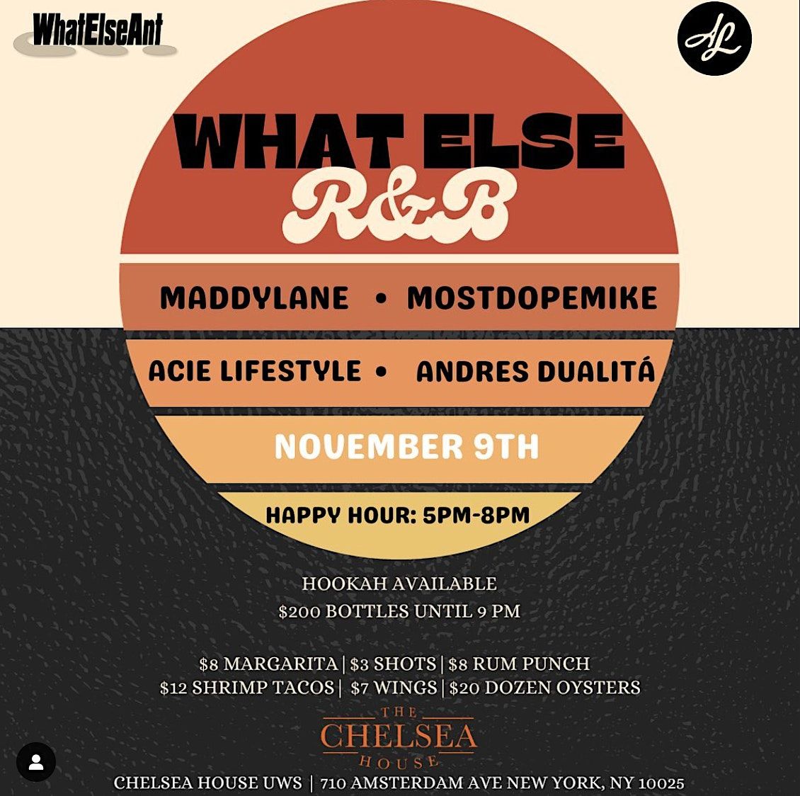 What Else But R&B Night, The Chelsea House UWS, New York, 9 November ...