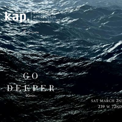 KAP Go Deeper with Susana, Ashtanga Open Practice, New York, March 2 ...