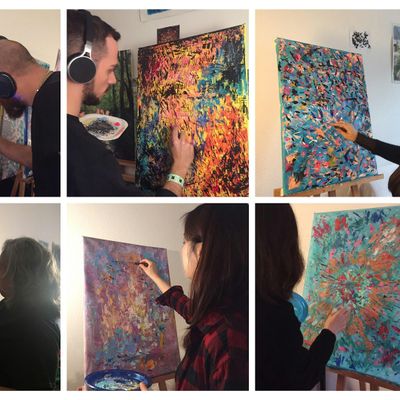 Techno Painting Workshop with a Berlin based Artist, Private Studio ...