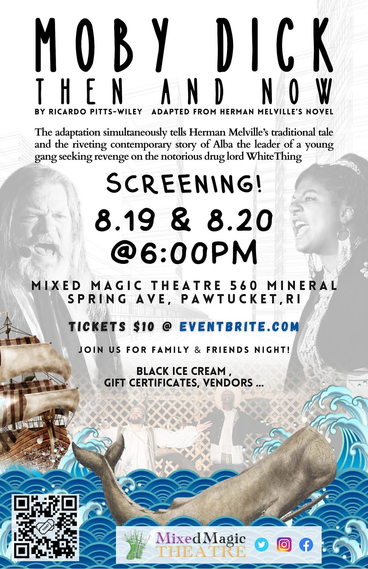 Moby Dick: Then and Now, Mixed Magic Theatre, Pawtucket, 19 August 2023 ...