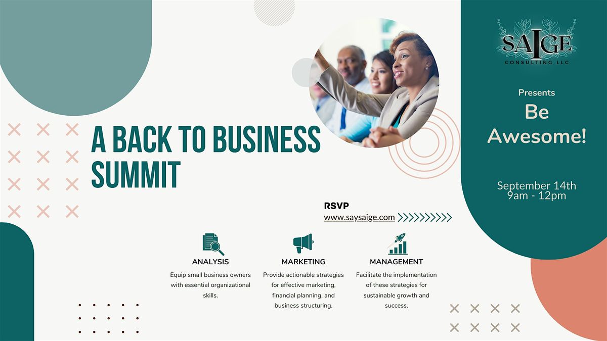 Be Awesome! A Back To Business Summit, 516 Linn St, Cincinnati, 14 ...