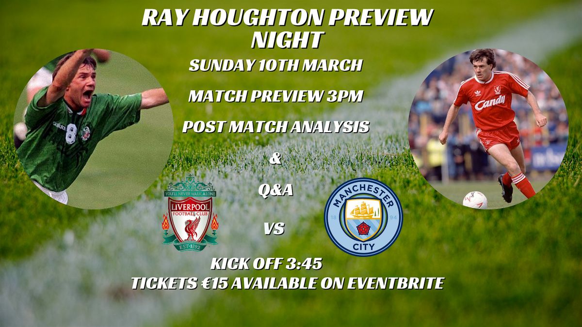 Ray Houghton Preview Night, An Crush Nua, Galway, 11 March 2024 | AllEvents