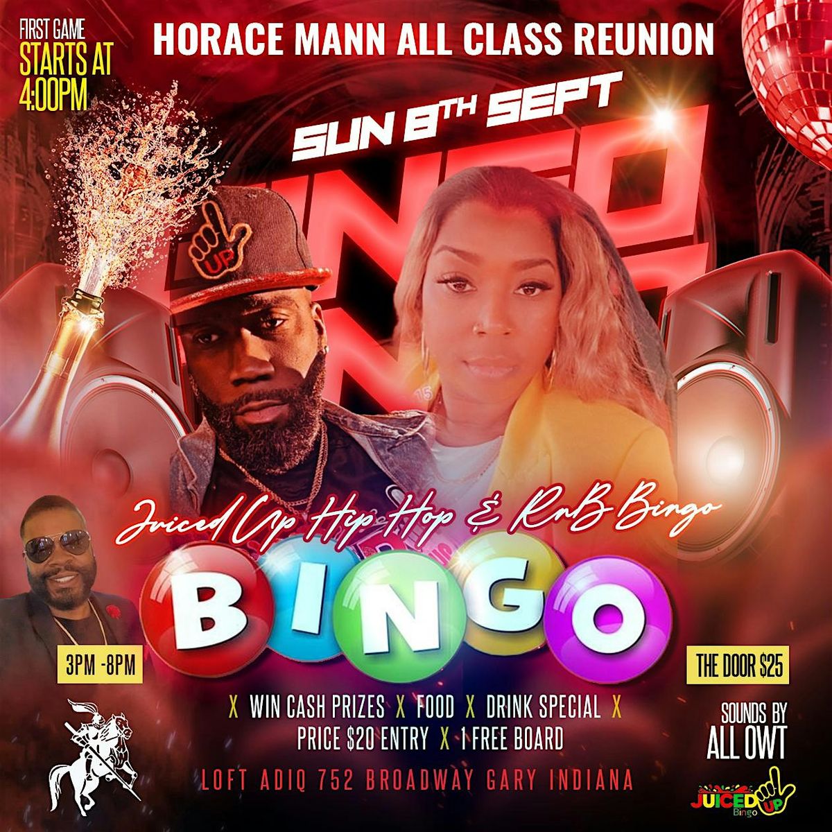 Juiced Up Hip Hop & RnB Bingo, Loft Adiq Ultra Lounge, Gary, 8 September 2024 | AllEvents.in