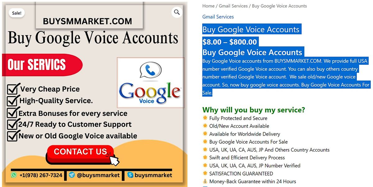 Our Best Sites To Buy Google Voice Accounts And Number (R), May 26 2024 ...