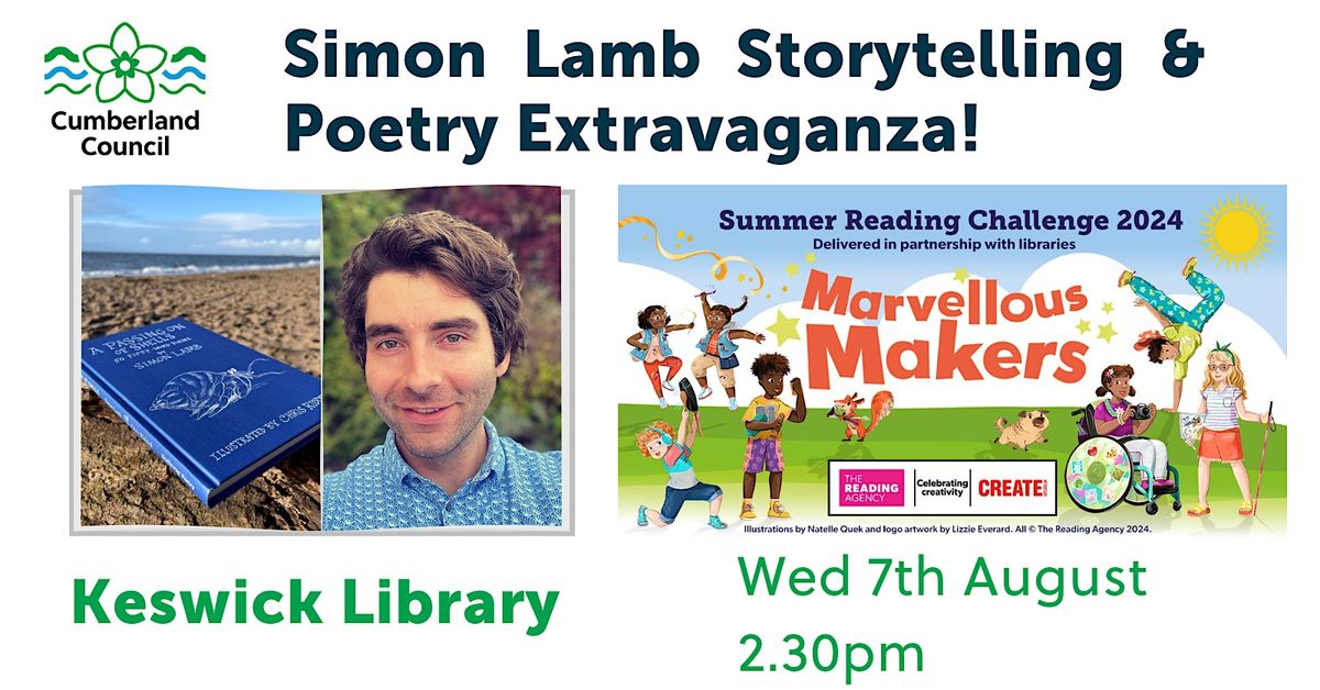 Simon Lamb Storytelling and Poetry Extravaganza at Keswick Library ...