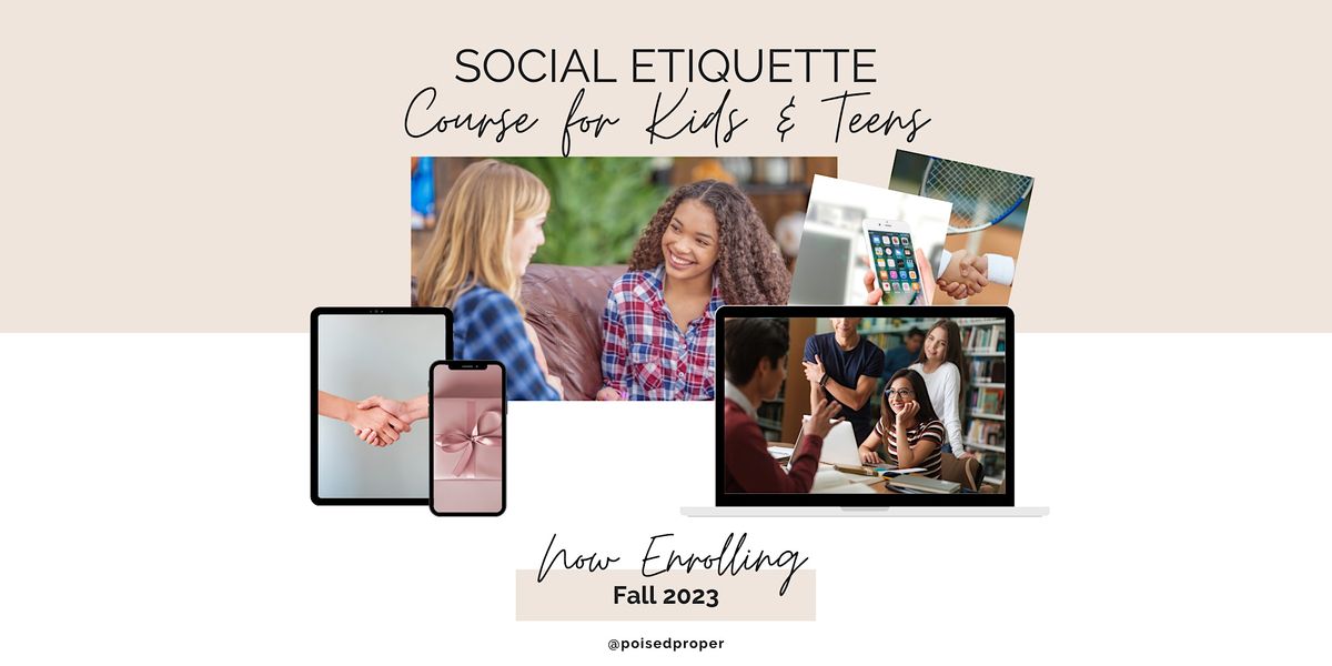 Social Etiquette For Teenagers