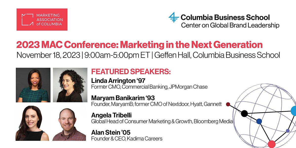2023 MAC Conference: Marketing and the Next Generation, Columbia ...