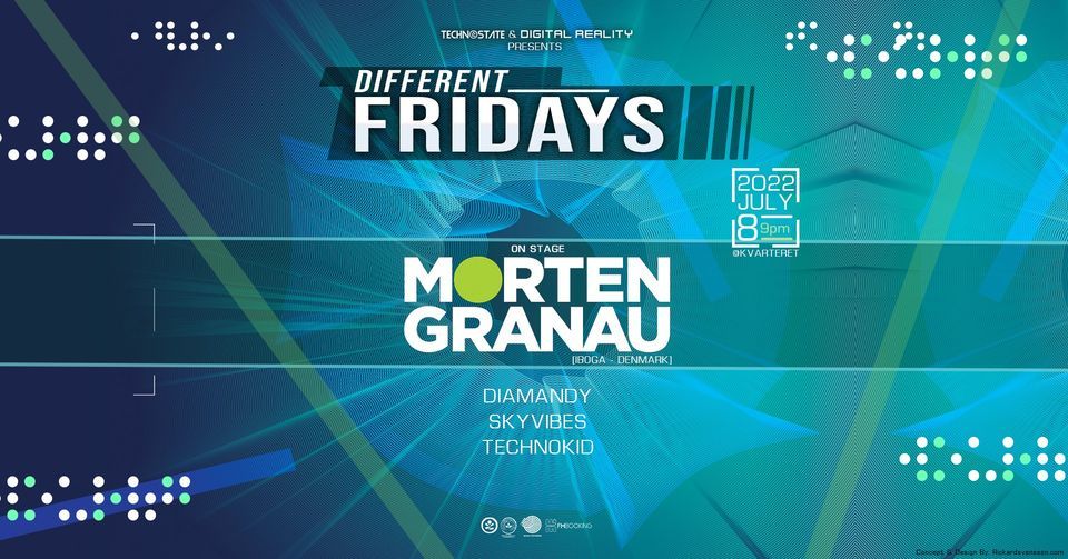 Different Fridays-Morten Granau @ Kvarteret, Kvarteret, Stockholm, 8 July to 9 July | AllEvents.in