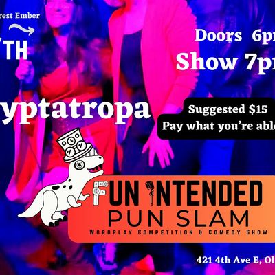 Fun Intended Pun Slam (wordplay competition and comedy show ...