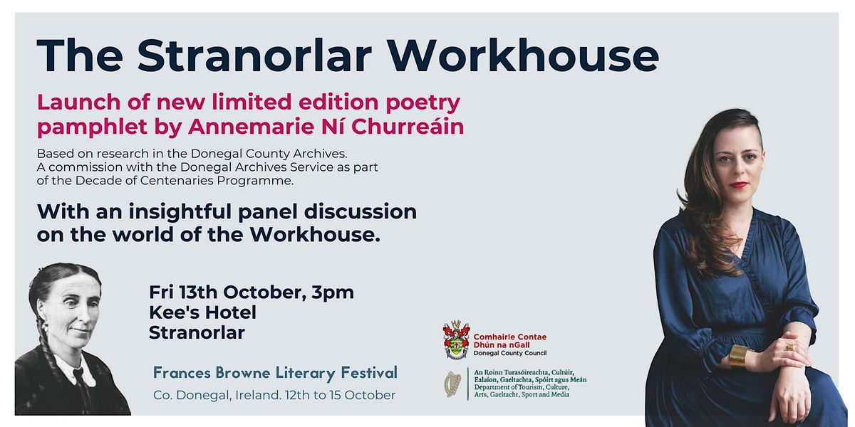 Poetry Launch & Panel Discussion: Life in a Stranorlar Workhouse, Kee's ...