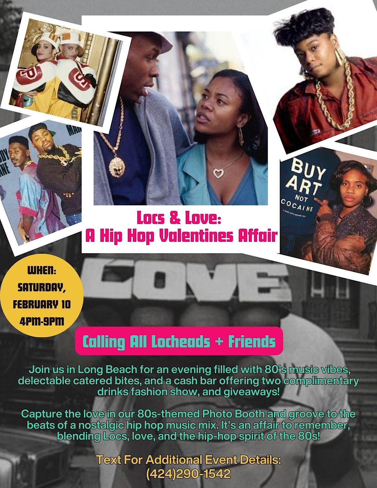 Locs & Love: A Hip Hop Valentines Affair, 2000 River Ave, Long Beach ...