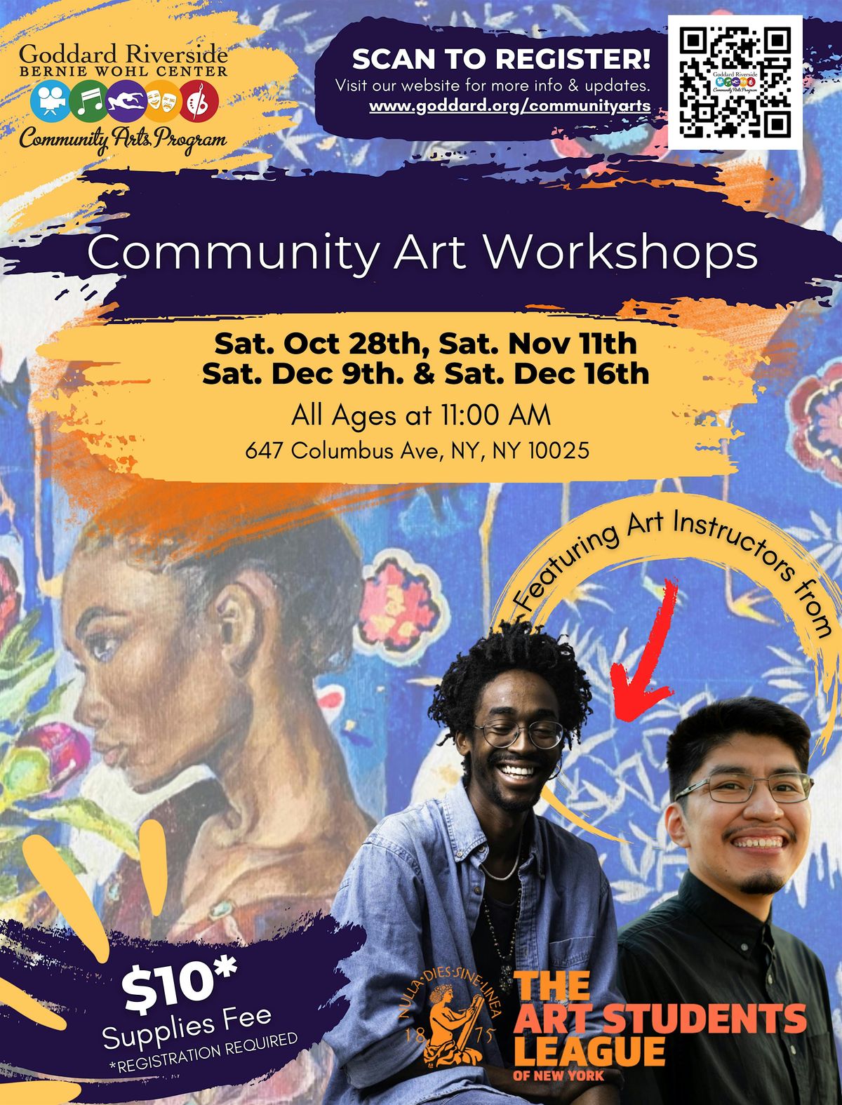 Community Visual Art Workshops, The Bernie Wohl Center at Goddard ...