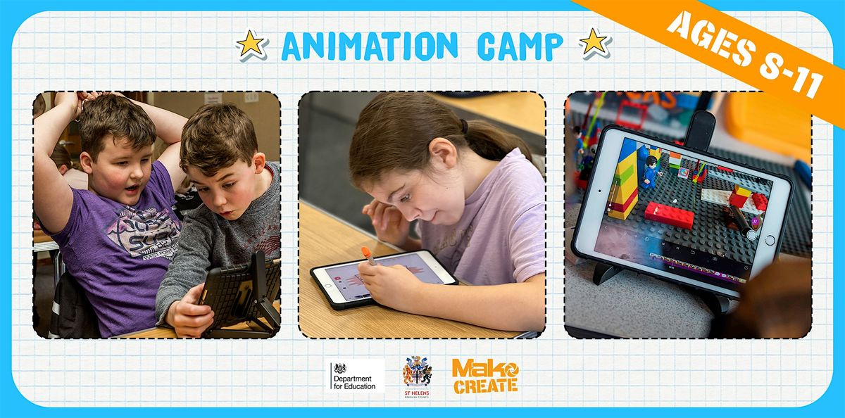 FREE Animation Camp | Ages 8-11 | St Helens, St Augustine Of Canterbury ...